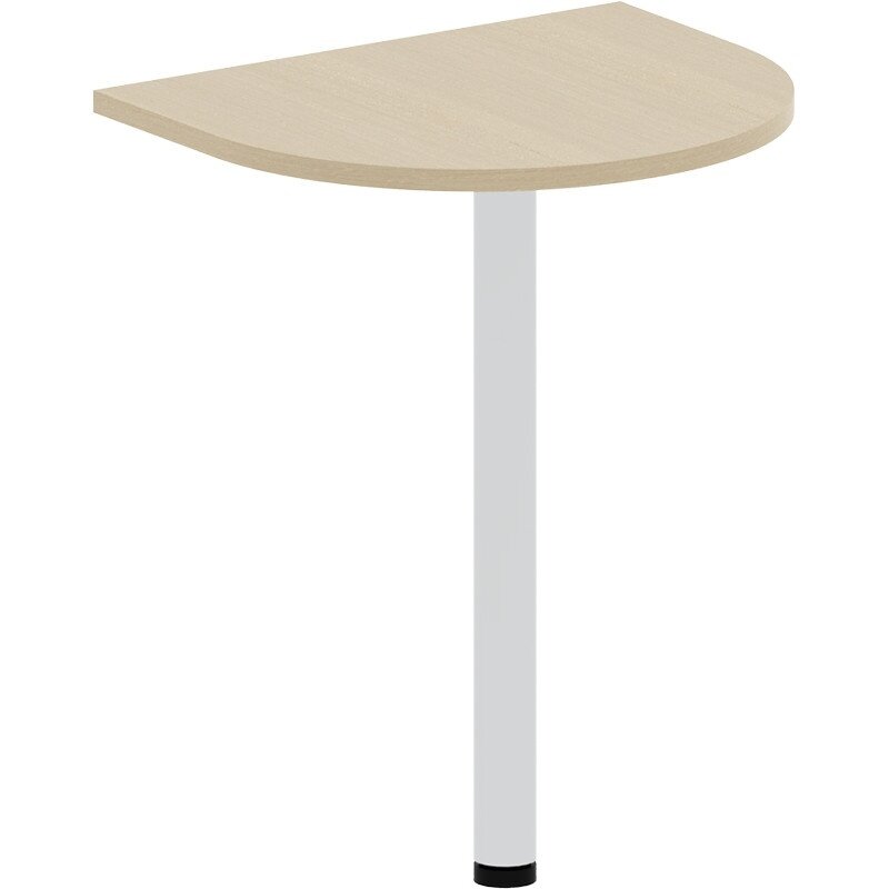 Приставка - стол КНР модель Рондо,1 опора, береза, размер 600х500х755 мм