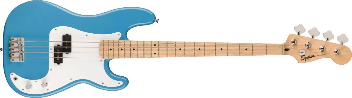 Squier by Fender Бас-гитара Sonic Precision Bass, California Blue 4-струнная, корпус Тополь