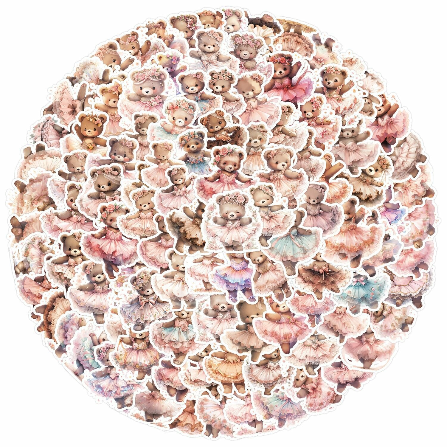 Наклейки YYJQ100-0151, граффити, с танцующим медведем