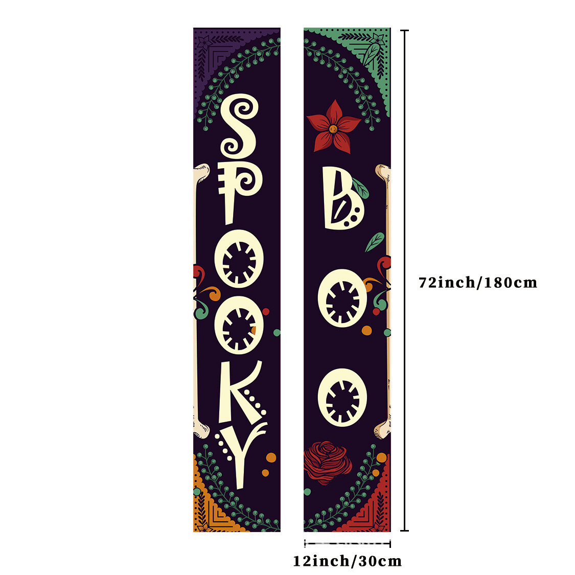 Адвент-календарь "Летучая мышь", ткань для флага, пластик, для Хэллоуина