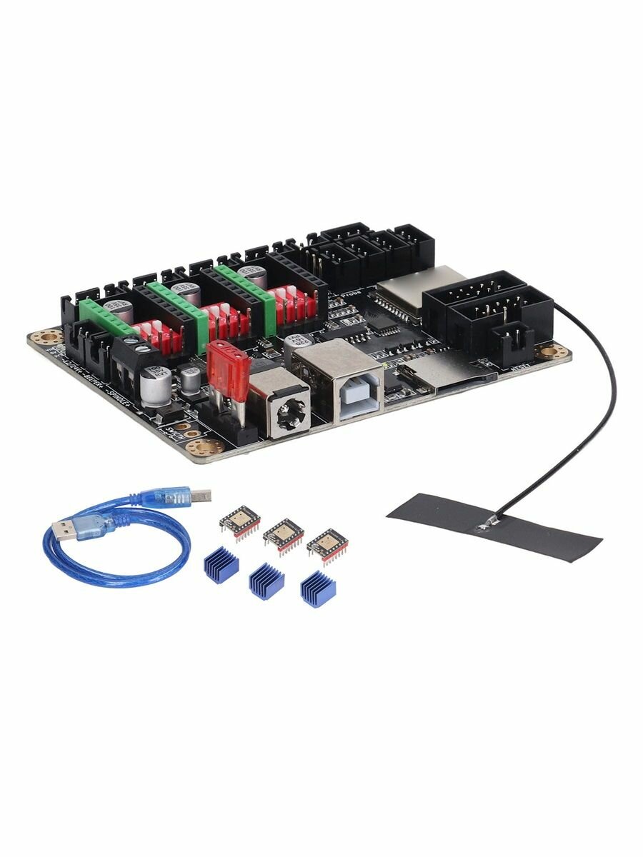 32-битный ESP32 WIFI GRBL TFT Лазерный гравер DIY Kit, 12-24 В постоянного тока 32-битная основная плата ESP32 с шаговым двигателем TMC2209, универсальная совместимость