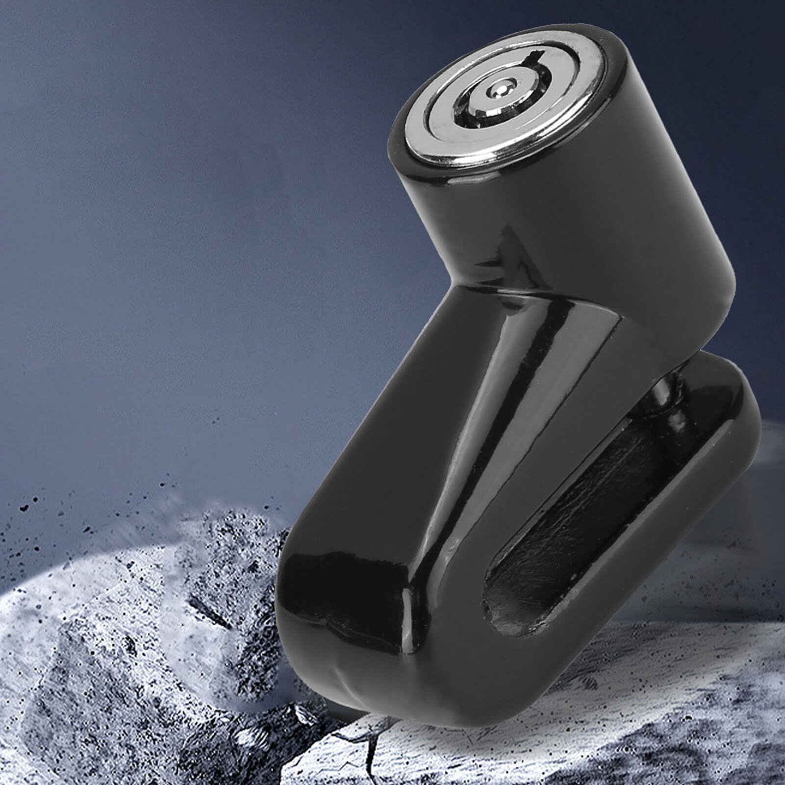 Замок дискового тормоза горного велосипеда, противоугонный металлический замок с 2 ключами, замок дискового тормоза мотоцикла для аксессуаров для велосипеда