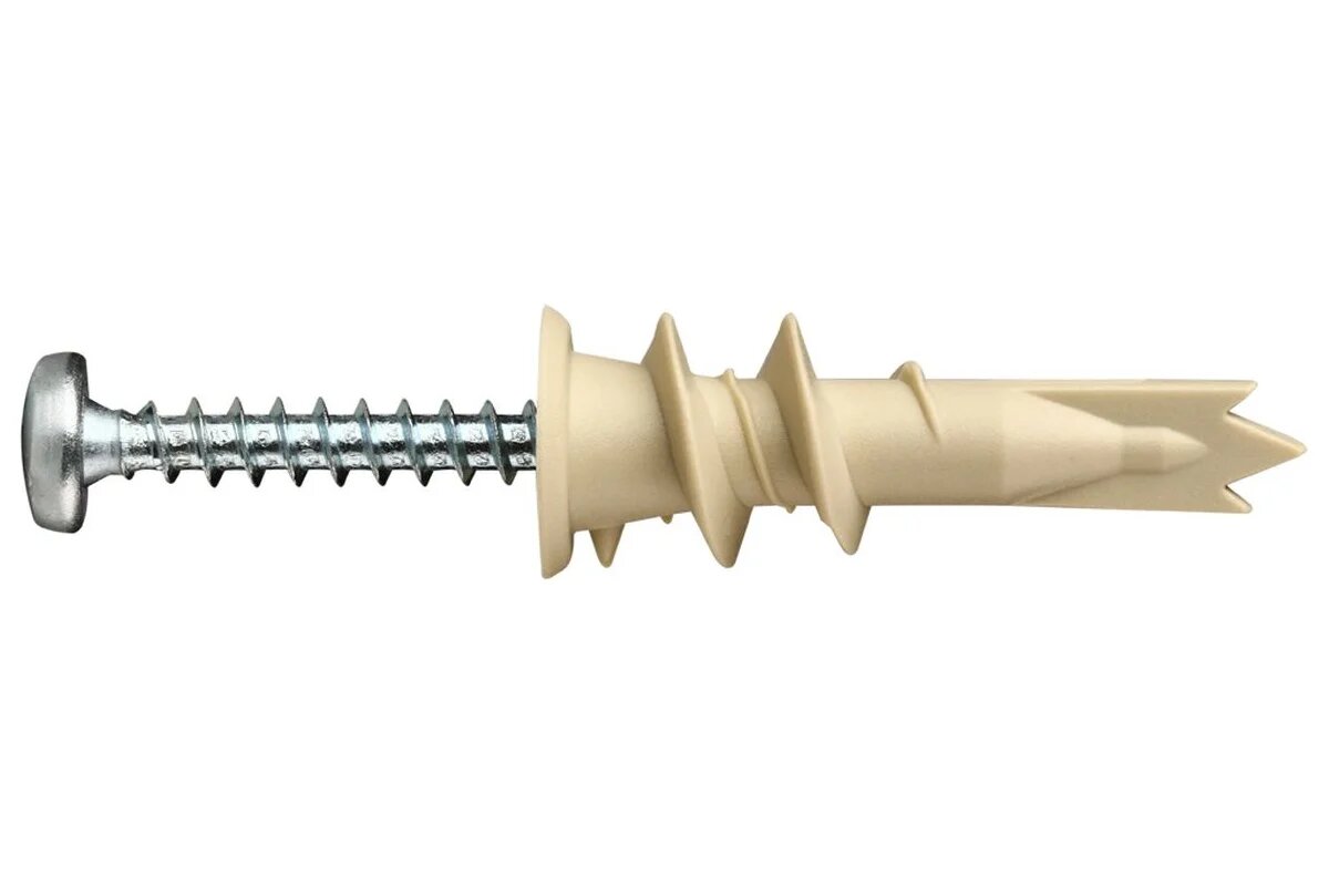 Европартнер Дюбель винтовой для листовых материалов нейлоновый PBA с шурупом 4,5х35мм (50 шт.) K2 0475 0