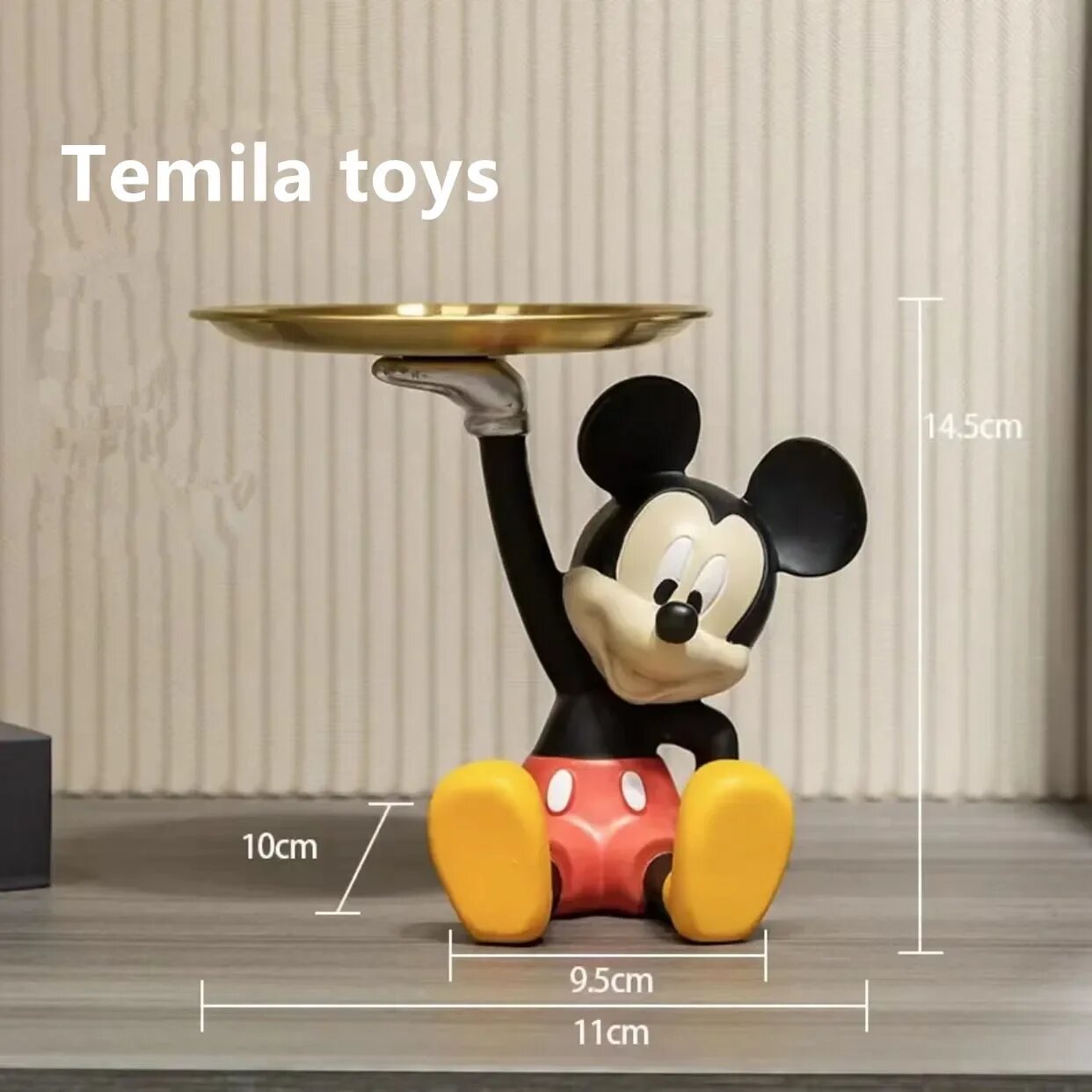 Фигурка Микки Маус MINISO, Mickey Mouse, Украшение с подносом