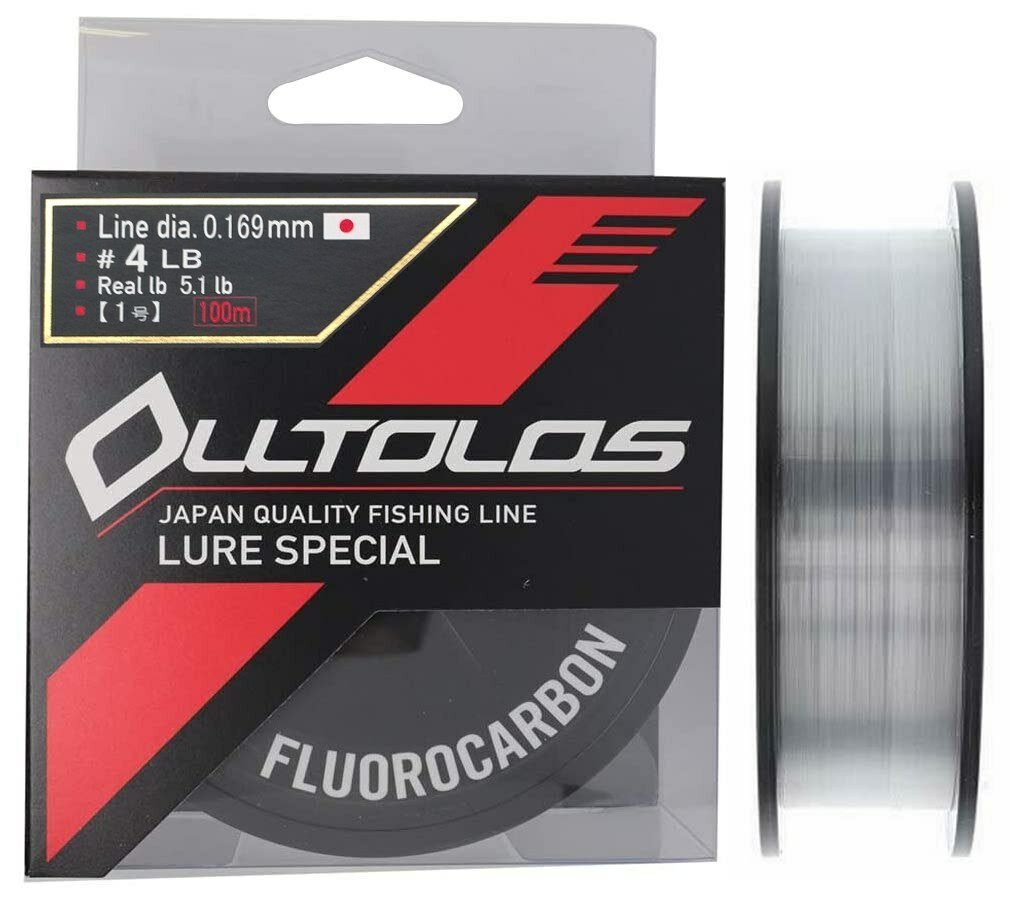 Флюорокарбон YGK OLLTOLOS FLUOROCARBON 100m #1 (4lb/0.169mm)