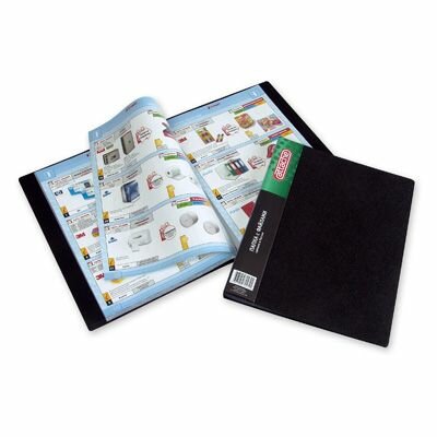 Папка демонстрационная на 20 карманов Attache KT-20/07, А4, черная 50839