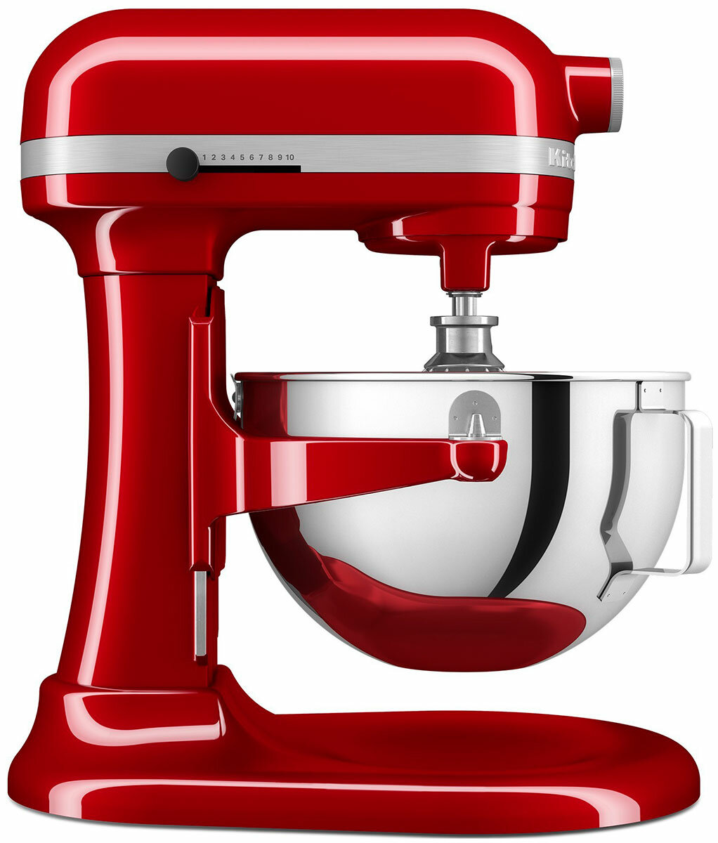 Планетарный миксер KitchenAid Heavy Duty 5KSM55SXXEER (подъемная чаша, 5.2л, красный)