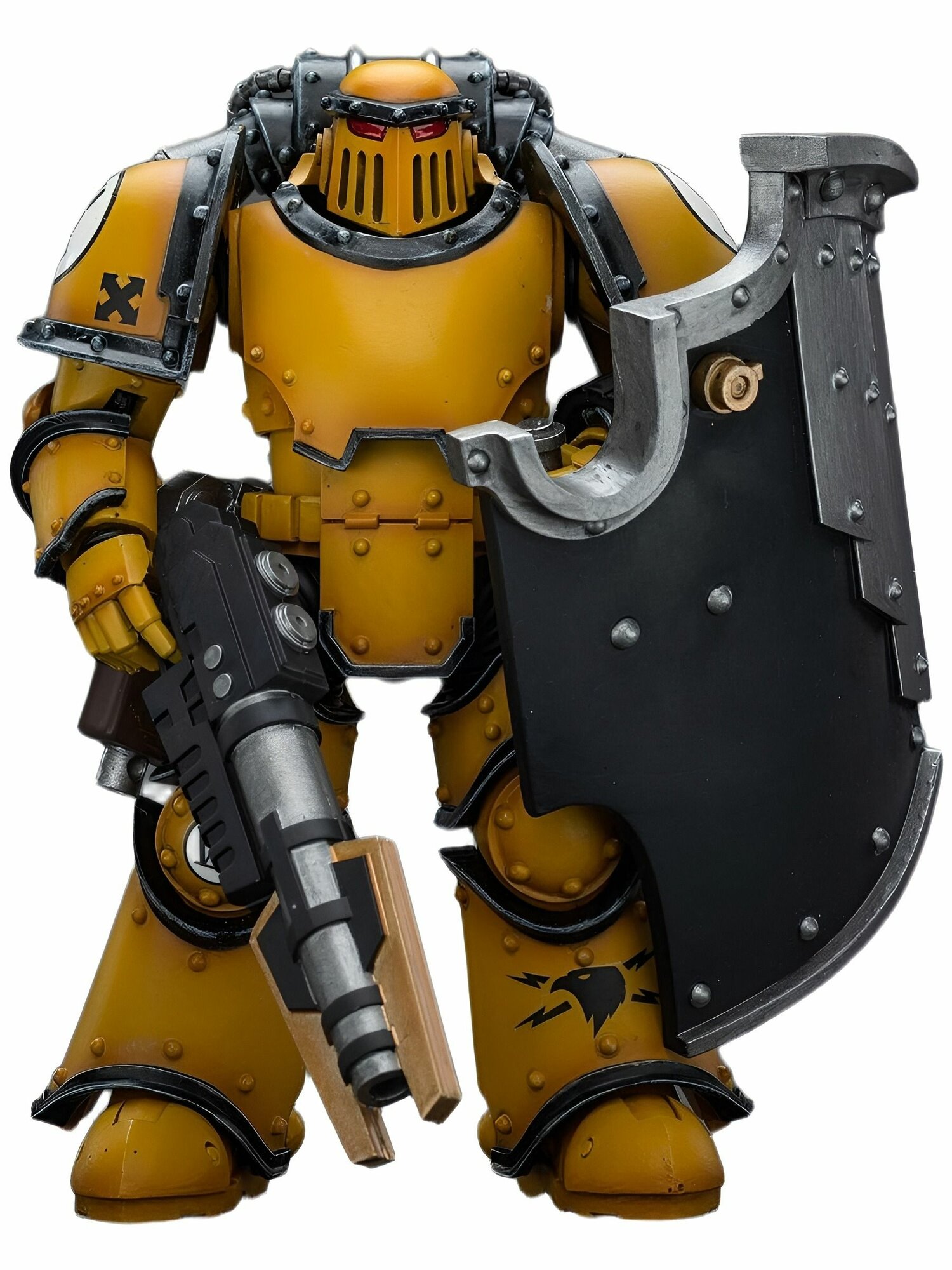 Подвижная фигурка JOYTOY Warhammer The Horus Heresy Imperial Fists Legion MkIII Breacher Squad Legion Breacher with Lascutter коллекция игрушек