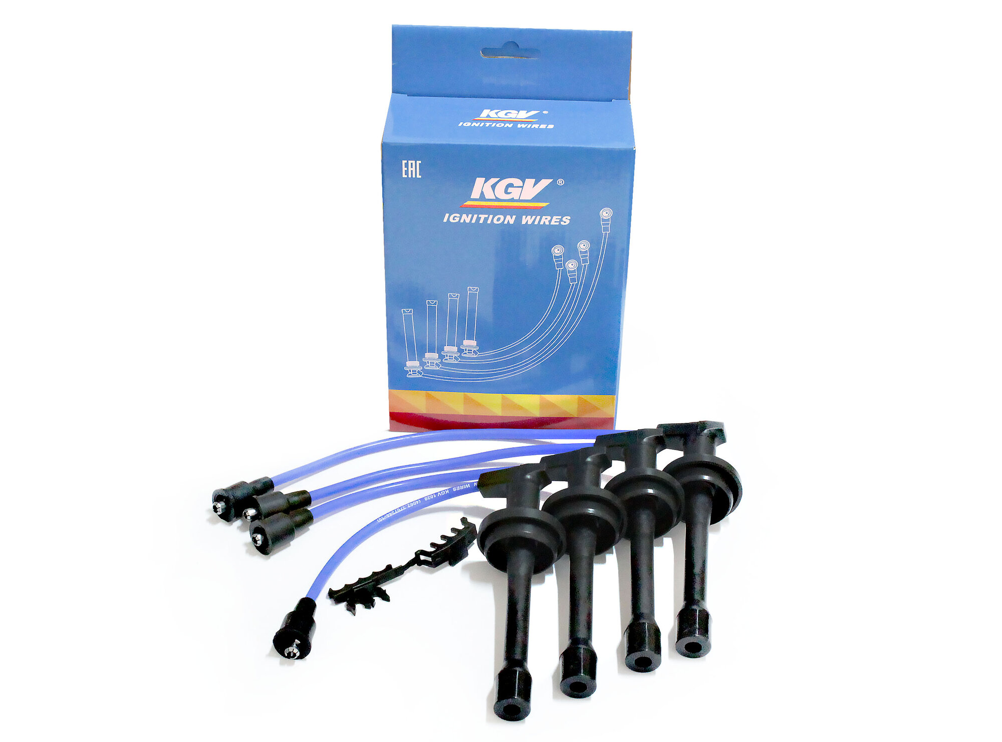 Провода высоковольтные силиконовые с наконечниками Г двс 406, 405 KGV1028