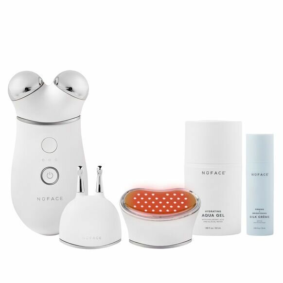 NuFACE Массажер для лица Trinity+ Complete Facial Toning Kit, белый