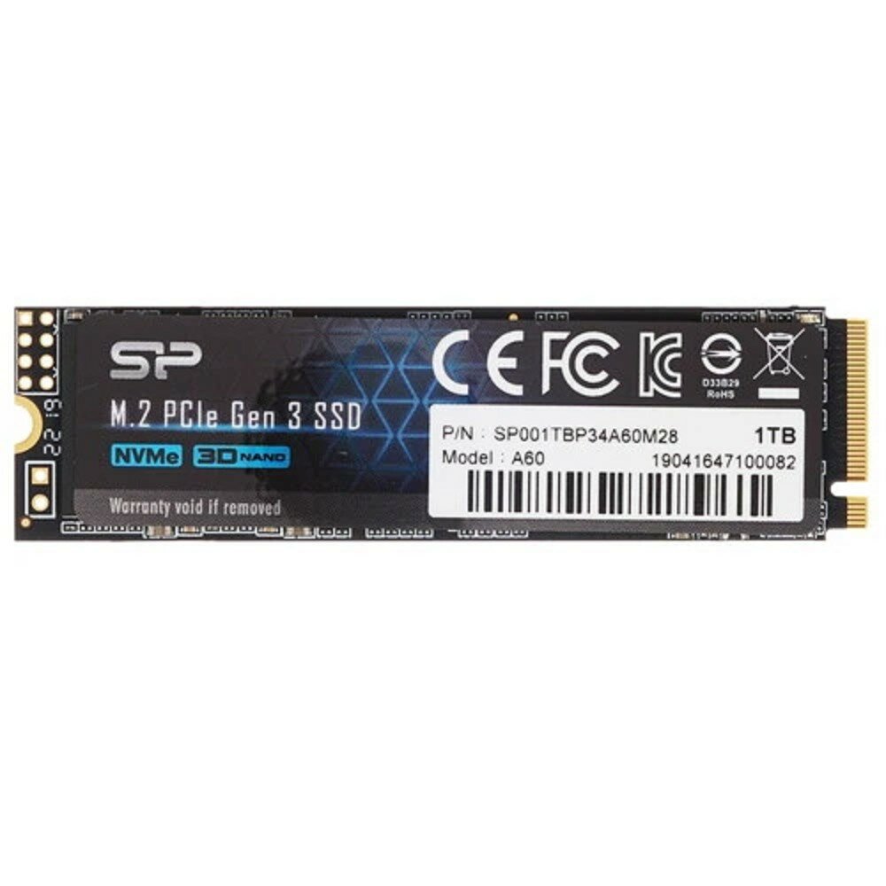 SSD диск Silicon Power SP001TBP34A60M28, 1000 ГБ PCI-Express