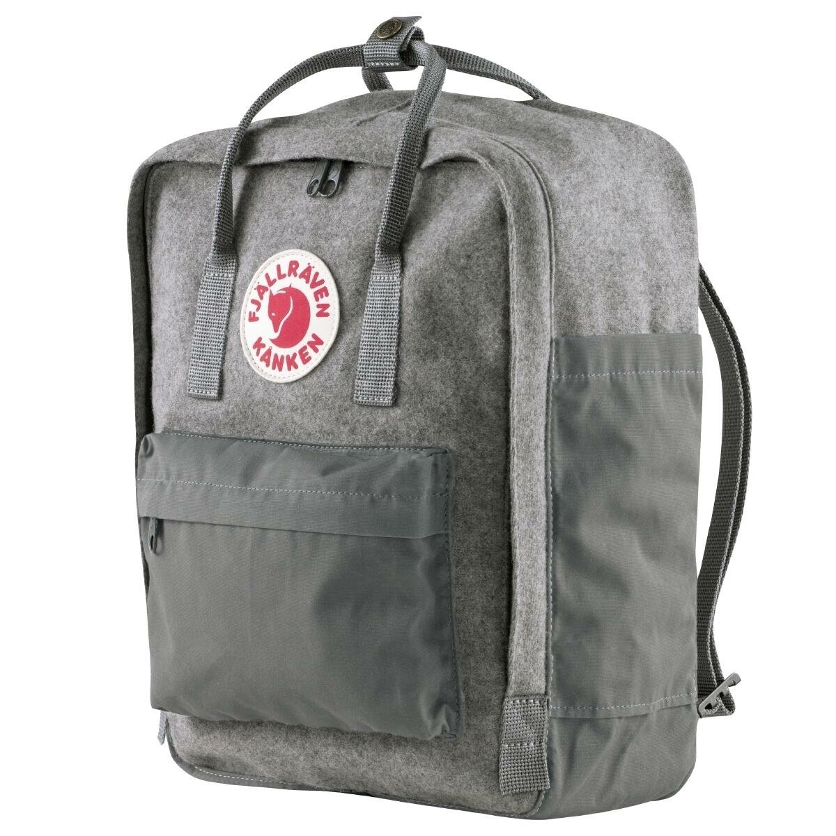 Decathlon Городской рюкзак Fjallraven Kanken Re-Wool, 16 л, серый