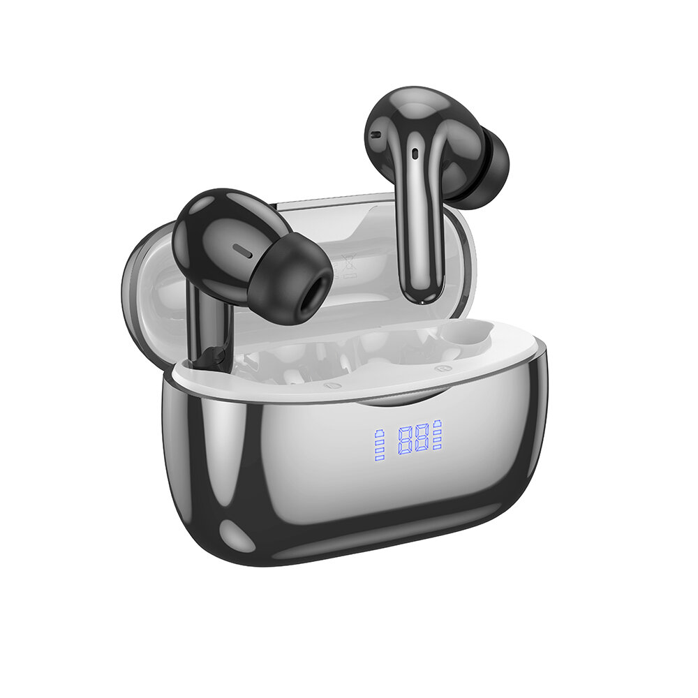 Hoco TWS-наушники HOCO EQ16 ANC с поддержкой Bluetooth 5.3 и активным шумоподавлением черные
