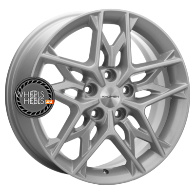 Диск автомобильный литой Khomen Wheels KHW1709 (Changan/Geely/Lexus/Toyota) 17x7 5x114.3 et45 dia60.1 F-Silver