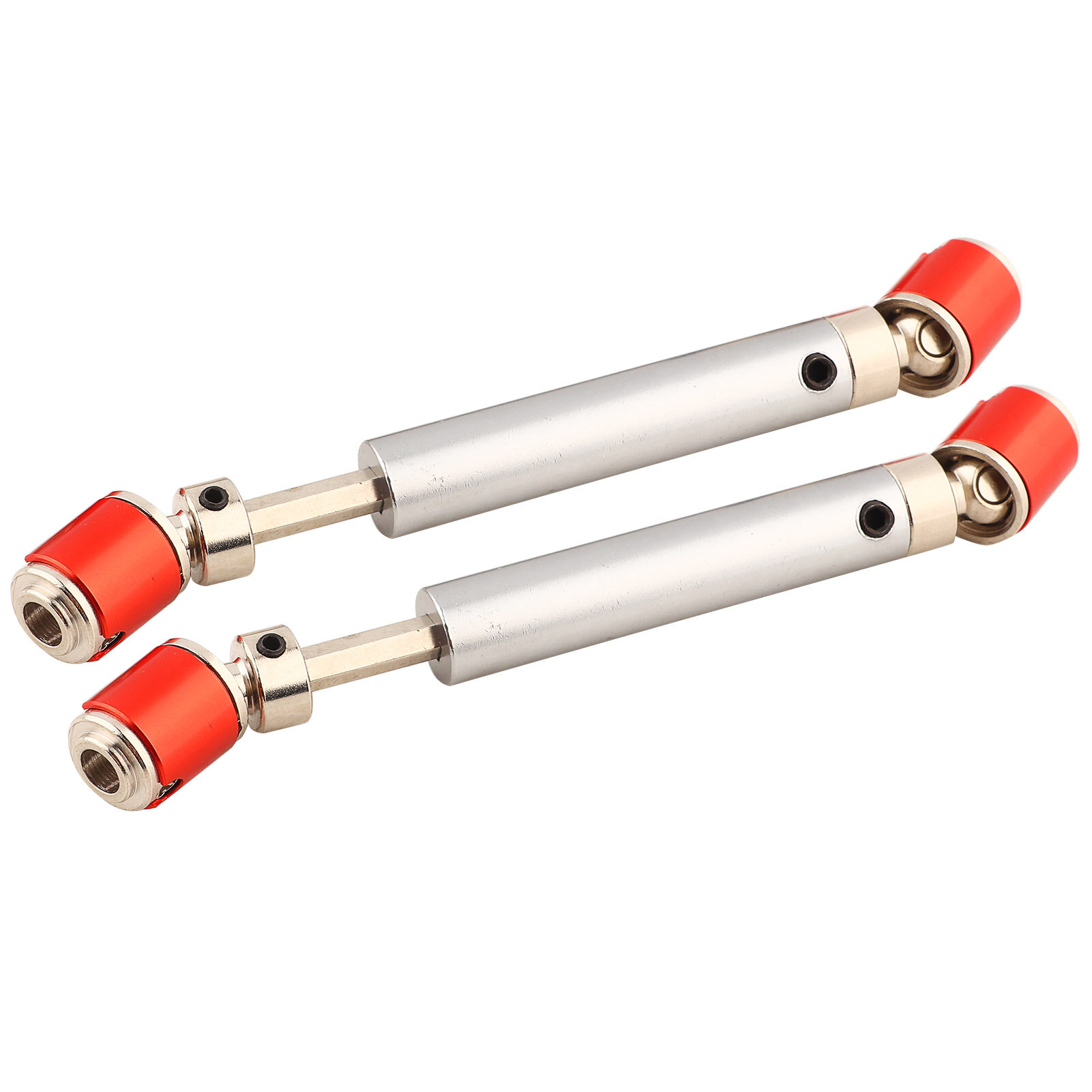 2 шт. модернизированных универсальных карданных валов CVD 110-155 мм для радиоуправляемых гусеничных моделей SCX10 CC01 D90 D110.