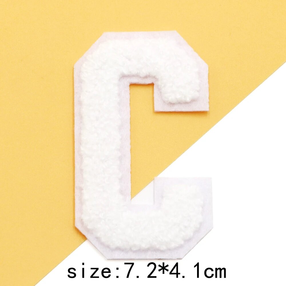 Вышитая нашивка с буквами А-Я C