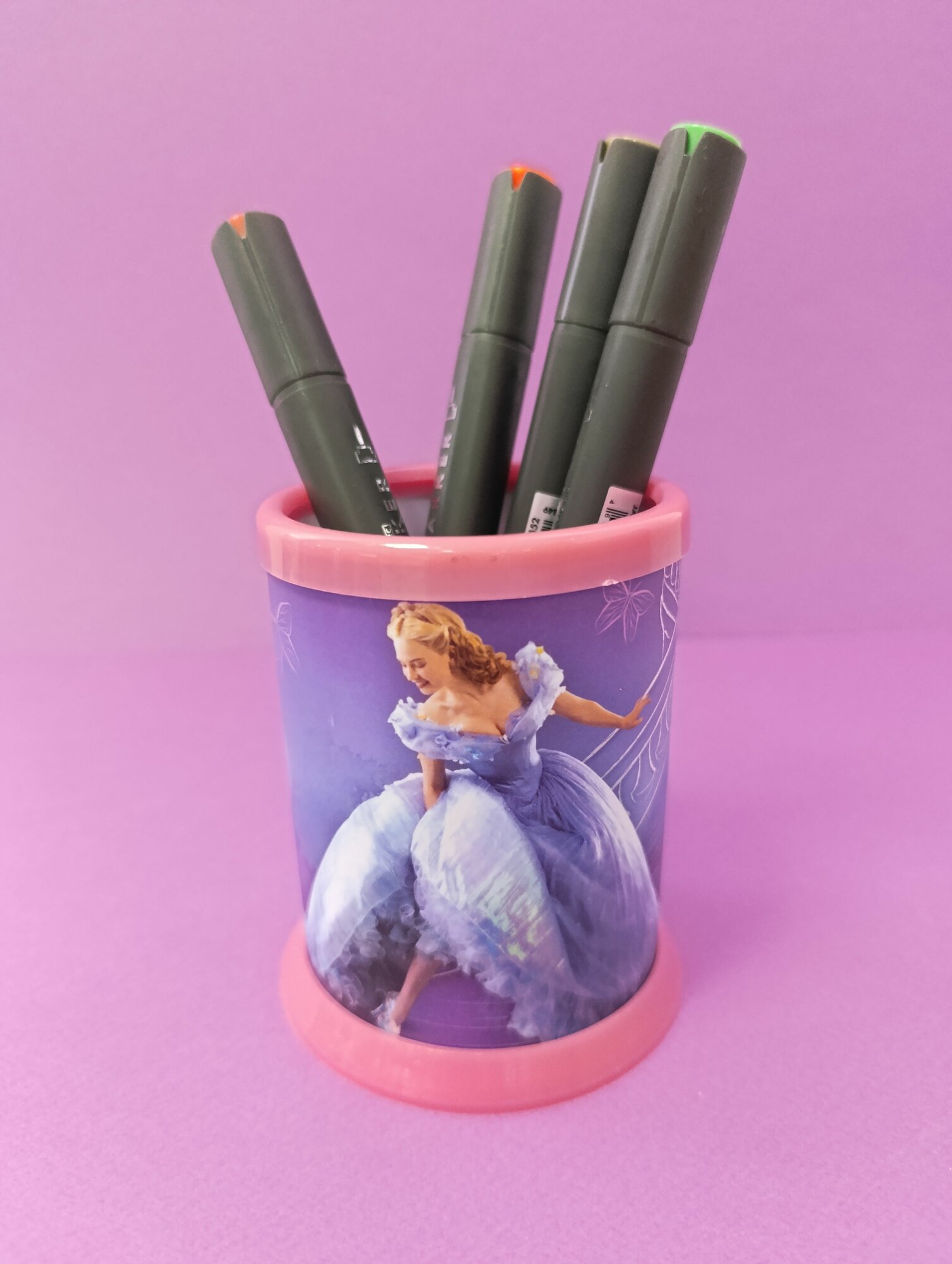 Стакан сборный для канцелярских принадлежностей "Золушка" 9*11