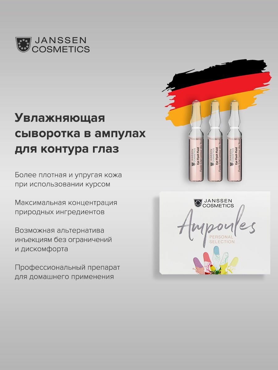 Увлажняющая сыворотка Janssen Cosmetics для кожи вокруг глаз 3 х 1,5 мл