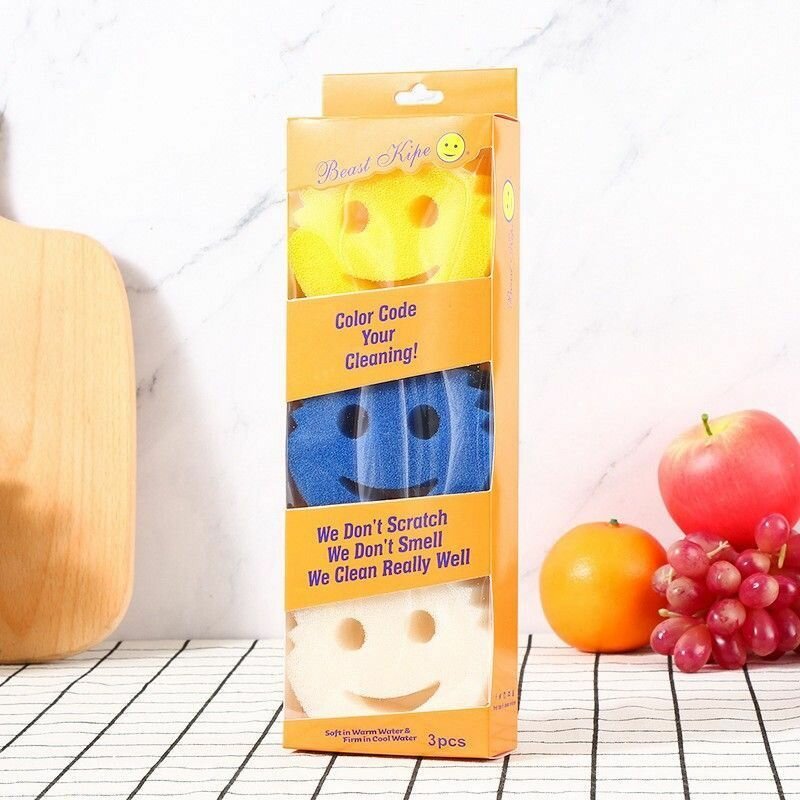 Губка, Пенополиэтилен, 3 шт.