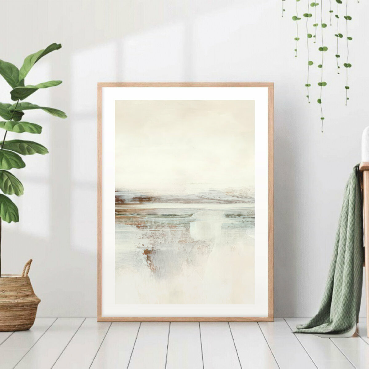 Постер "Серый горизонт" без рамы 50x70 см на стену для интерьера