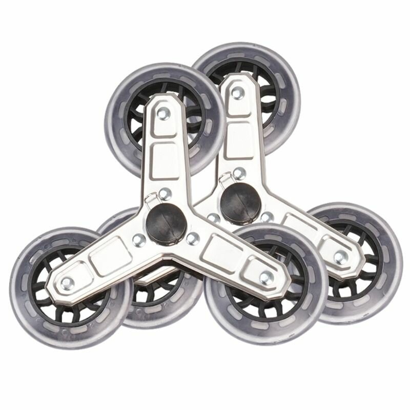 Тележка для лестниц с треугольными колесами