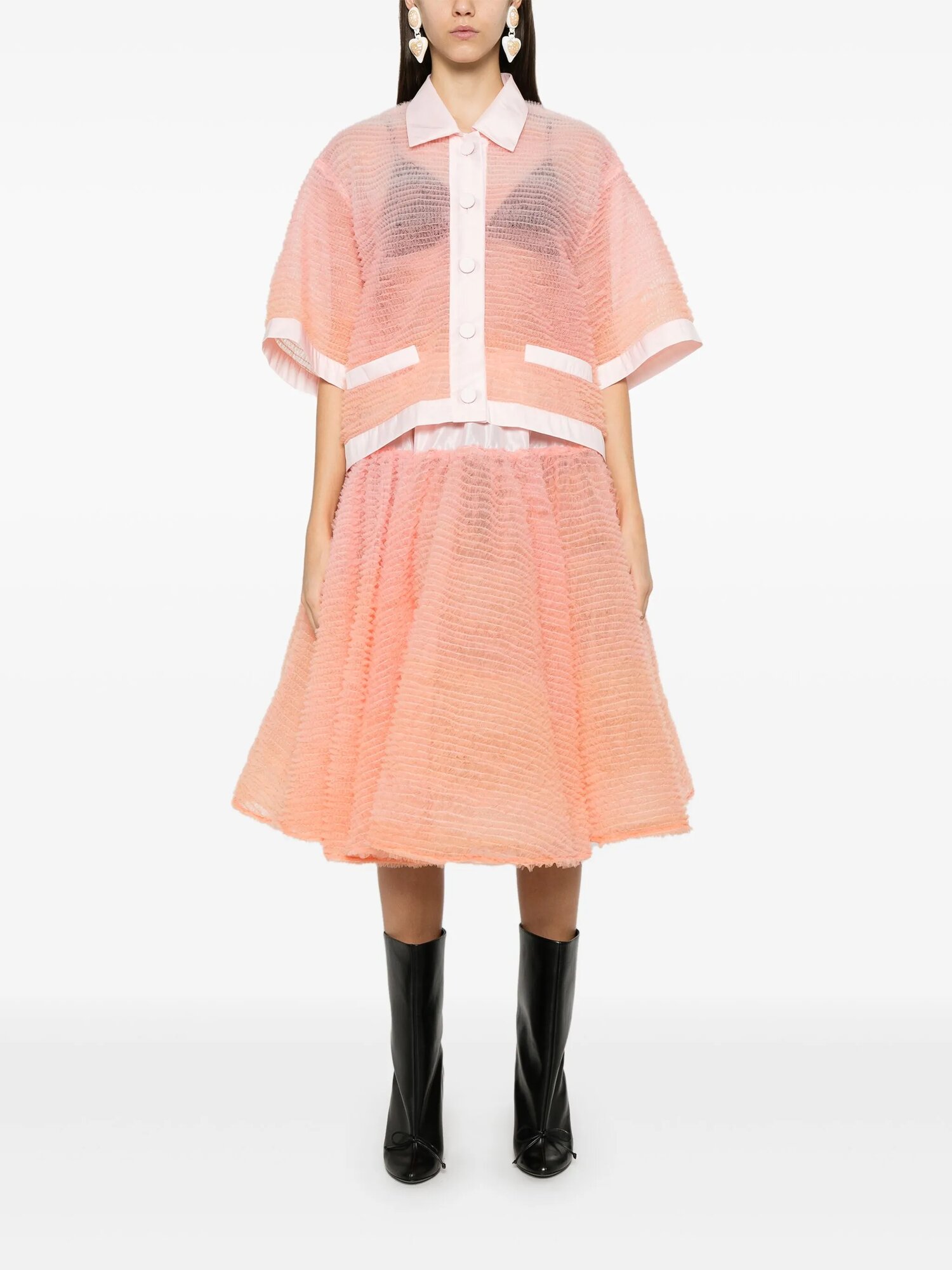 Рубашка Viktor & Rolf, размер S, розовый — фото 1