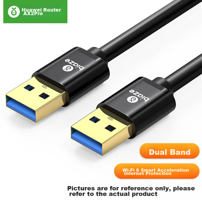 BIAZE USB 3.0 высокоскоростной кабель данных 1 м мужской-мужской двойной конец для внешнего жесткого диска Версия：1