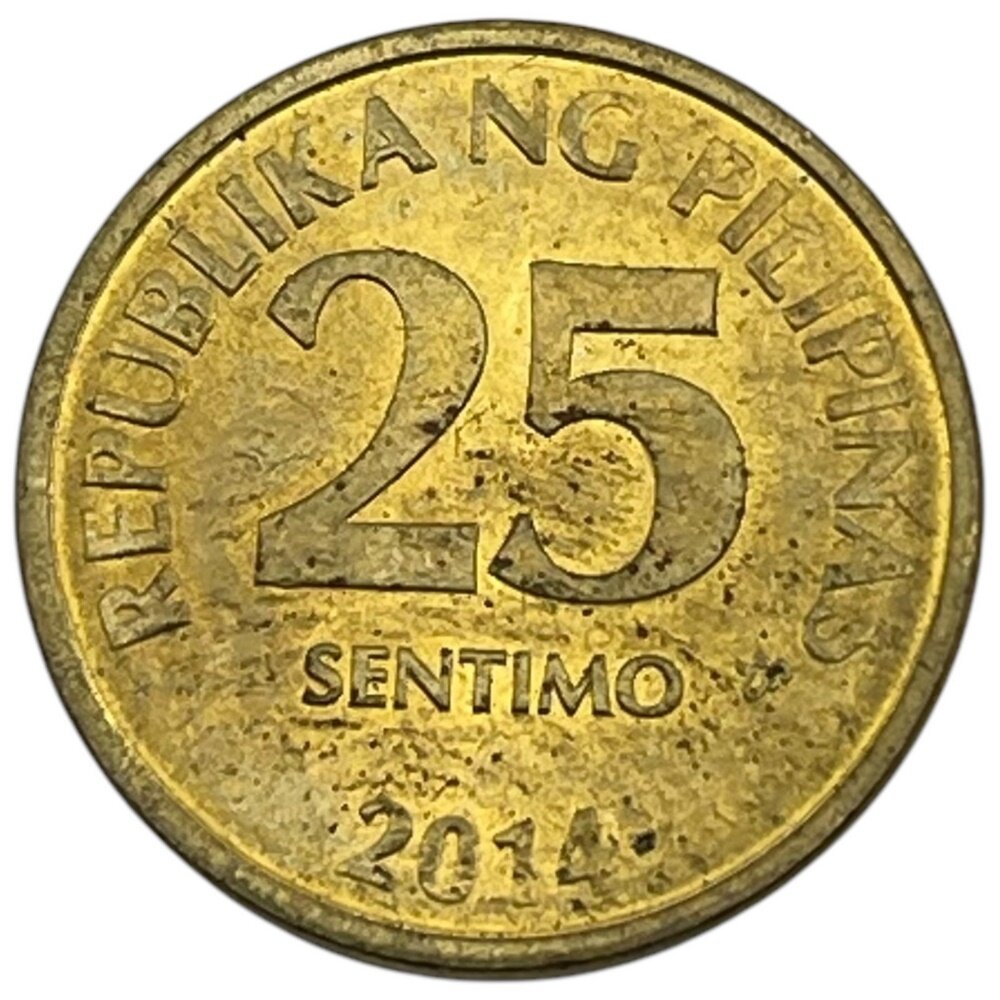 Филиппины 25 сентимо 2014 г.