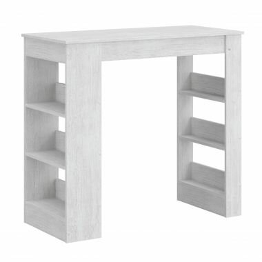 1Plus1 Стол обеденный 5 барный (молокай), ширина 110 см, с полками