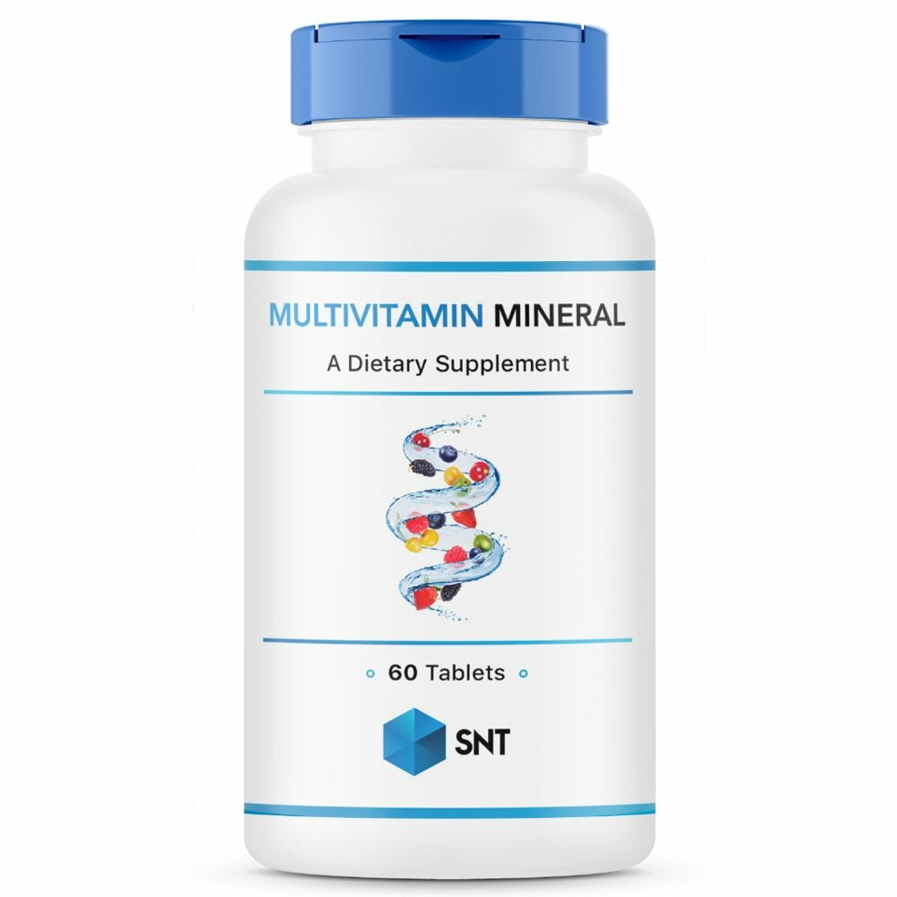 SNT Мультивитамины и минералы, Multivitamin mineral 60 таблеток