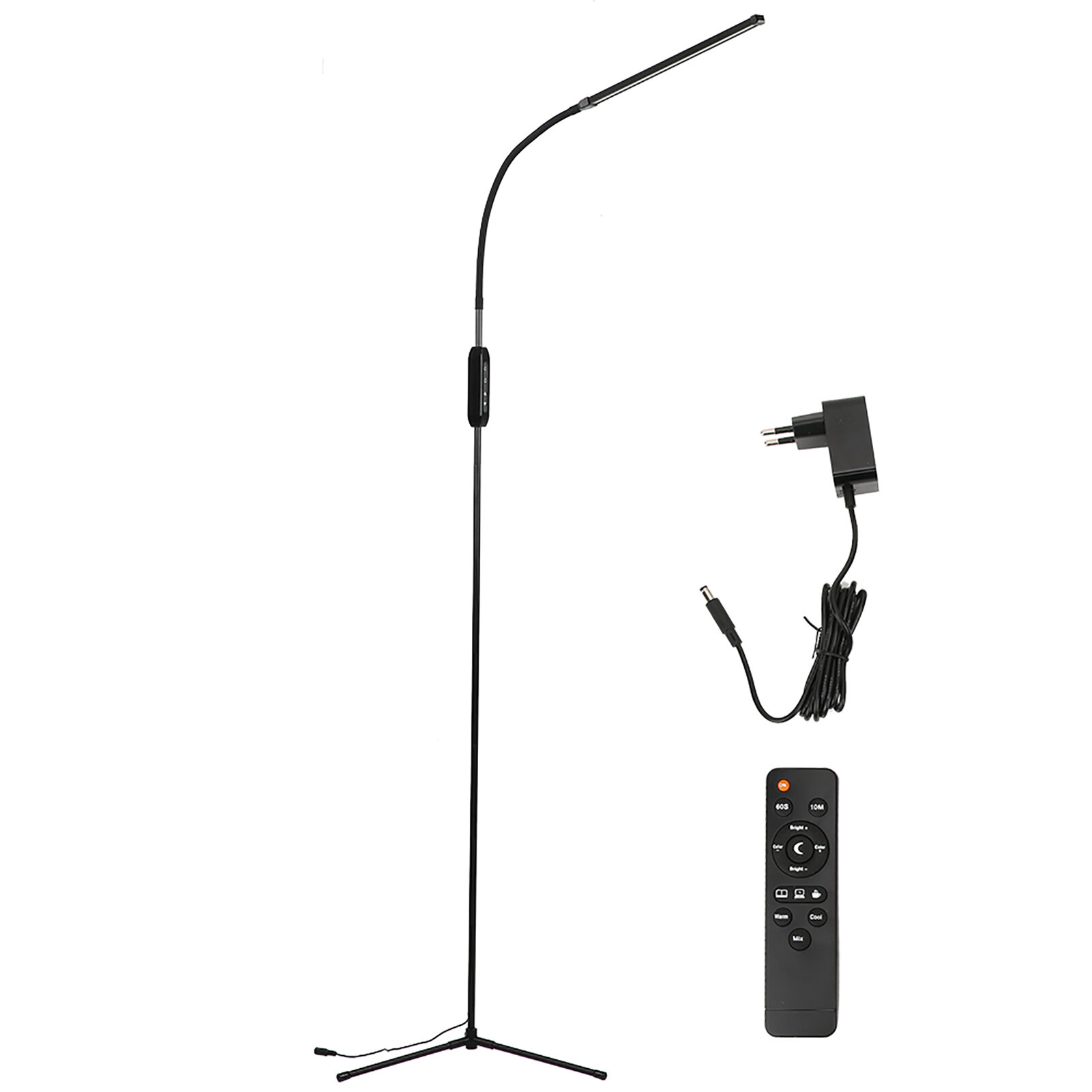 12 Вт Черный пол световой светодиодный пульт дистанционного управления 3 -фарк -базовый этаж.