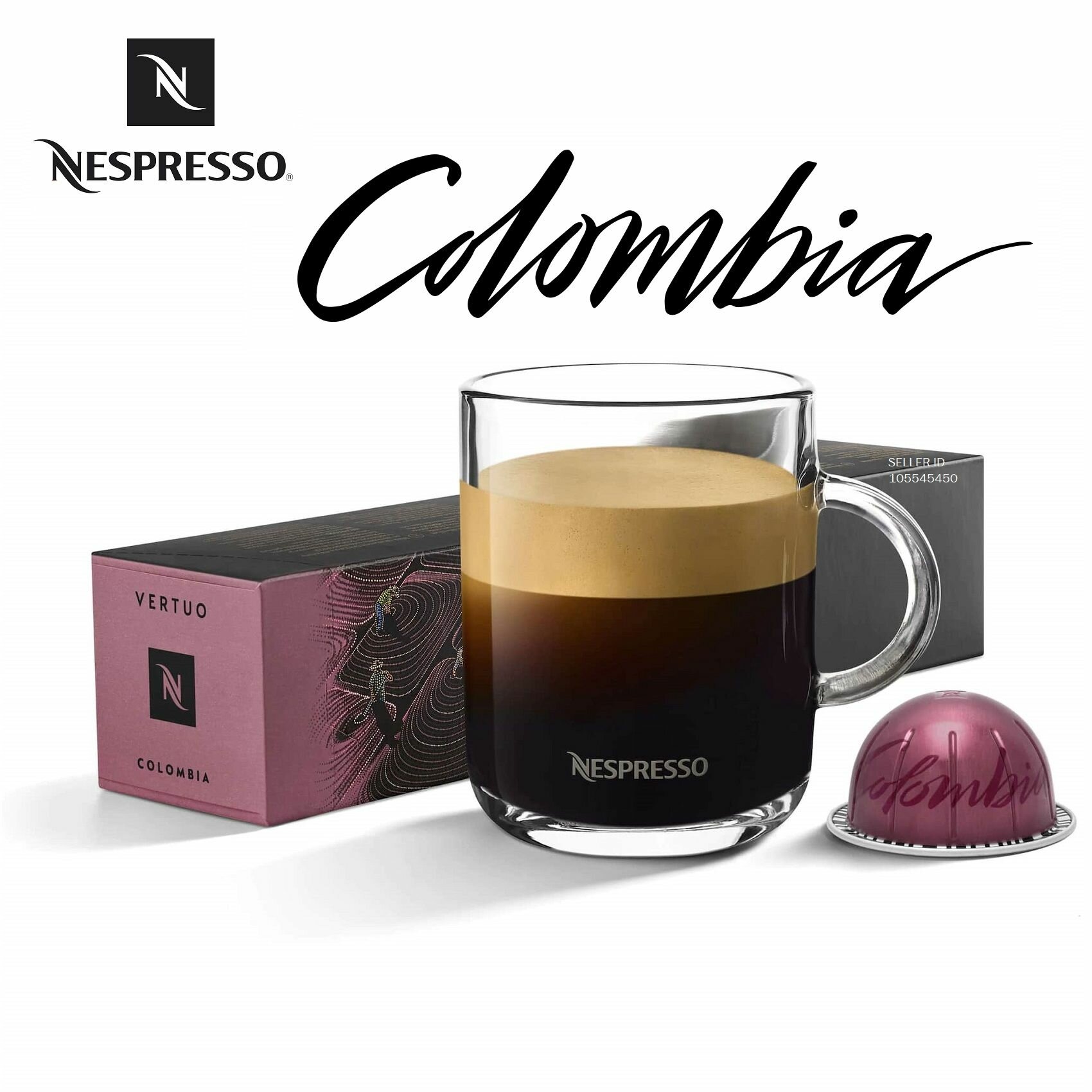 Кофе в капсулах Nespresso Vertuo Master Origin Colombia, 230 мл