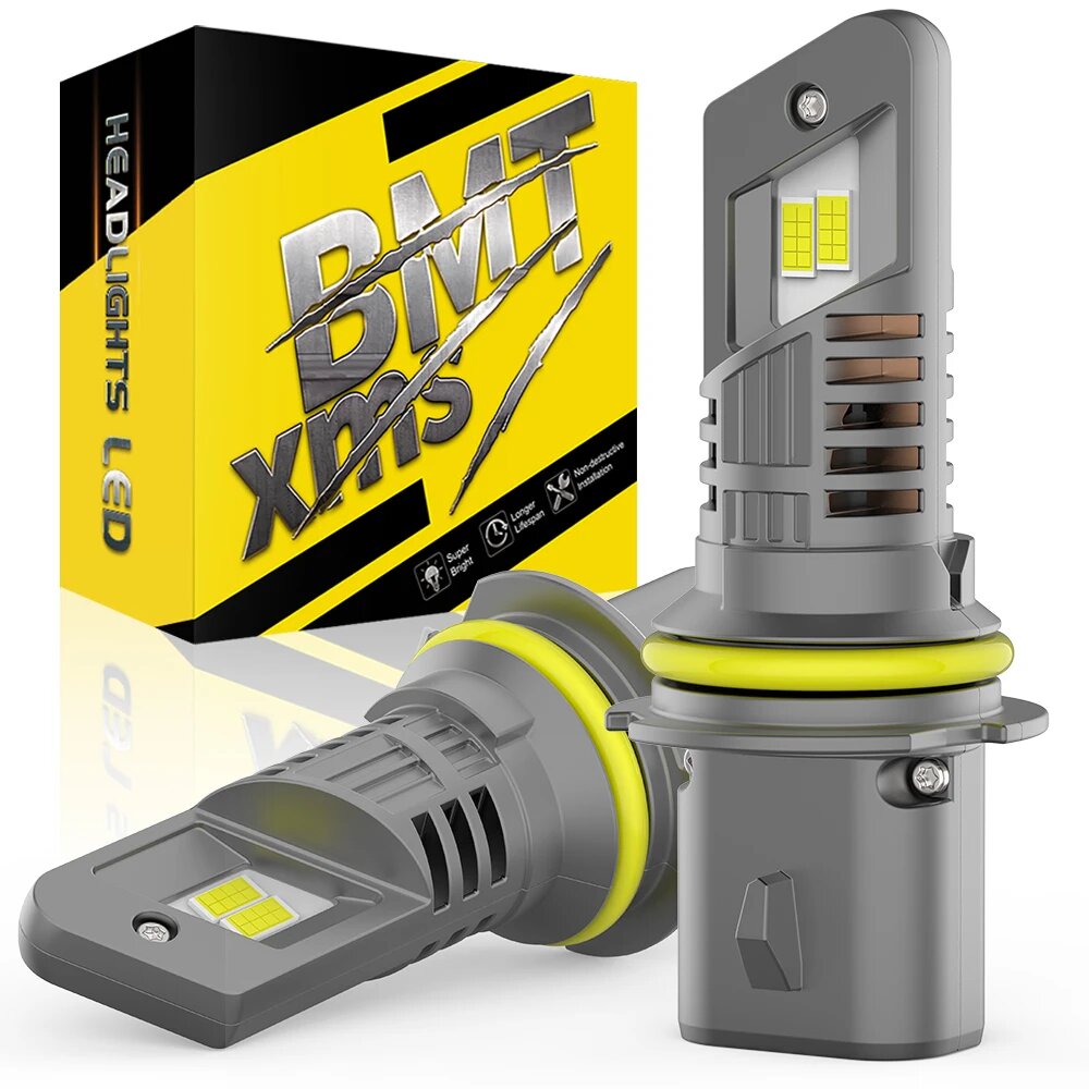 BMTxms 2 шт. 20000LM 9007 HB5 9004 HB1 9008 H13 LED H1 H4 H7 Светодиодная автомобильная лампа H8 H11 9005 HB3 HB4 Светодиодные противотуманные фары высокой мощности 9004/HB1 Hi/Lo