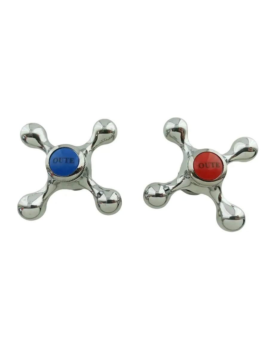 Маховик с кран-буксой для холодной и горячей воды 1 пара