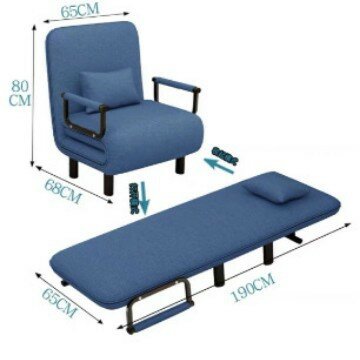 Ленивый диван, офисный обеденный перерыв, складной диван-кровать, многоцветный диван-кровать для отдыха и сидения, простой складной диван-кровать