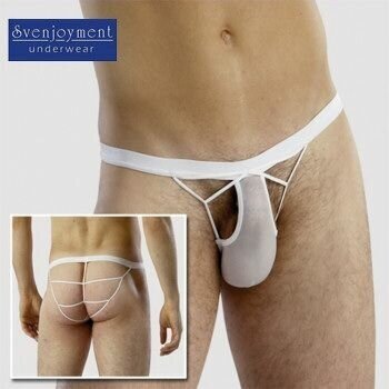 Стринги с эластичными лямками от Cottelli Collection, белый