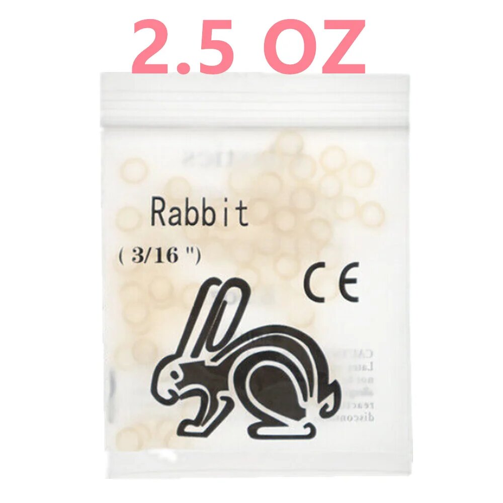 Силиконовые стоматологические резинки Rabbit 2.5oz