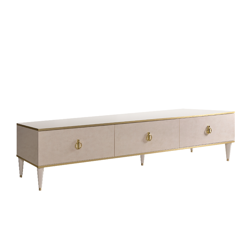 Тумба тв 3 ящика Rimini. Латте