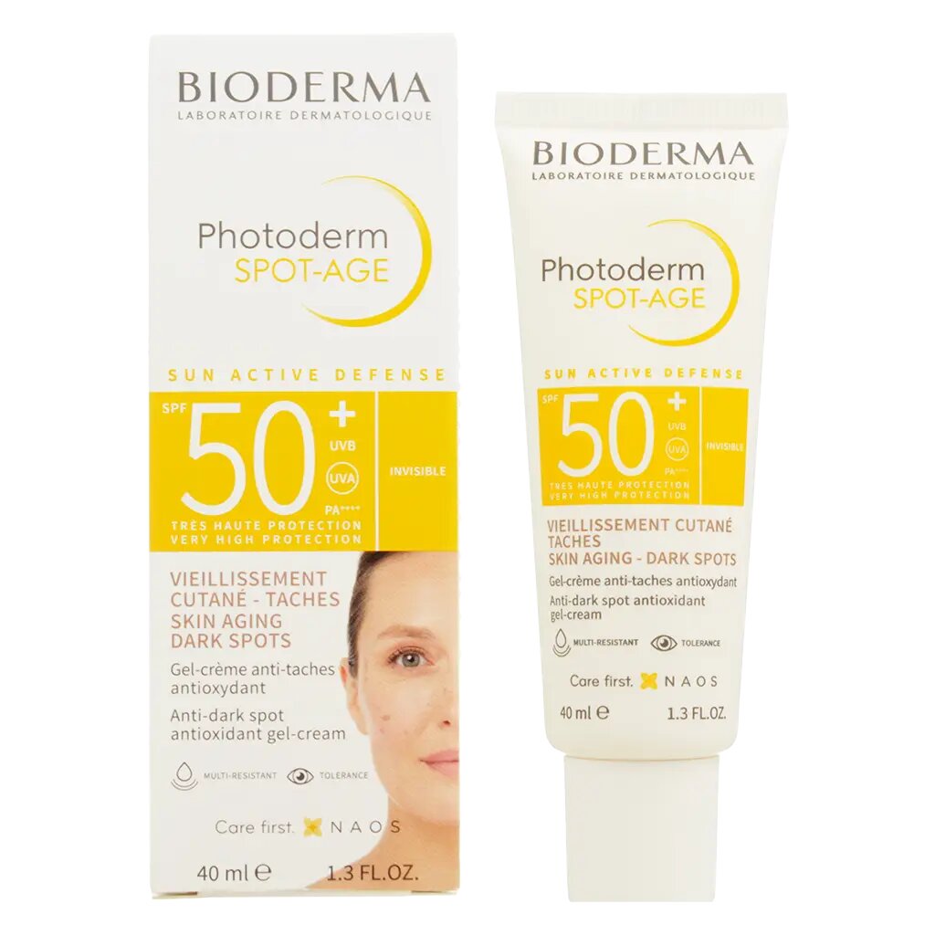 Bioderma Photoderm Spot-Age Крем-гель против пигментации и морщин SPF50+ 40 мл 1 шт