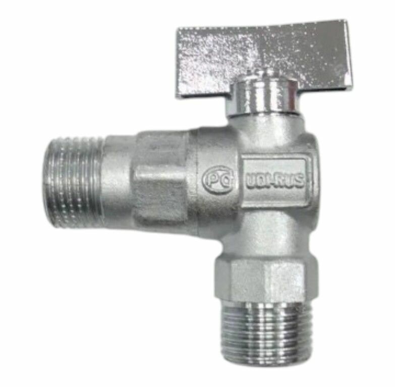 Кран шаровой 1/2*1/2 Bugatti угловой