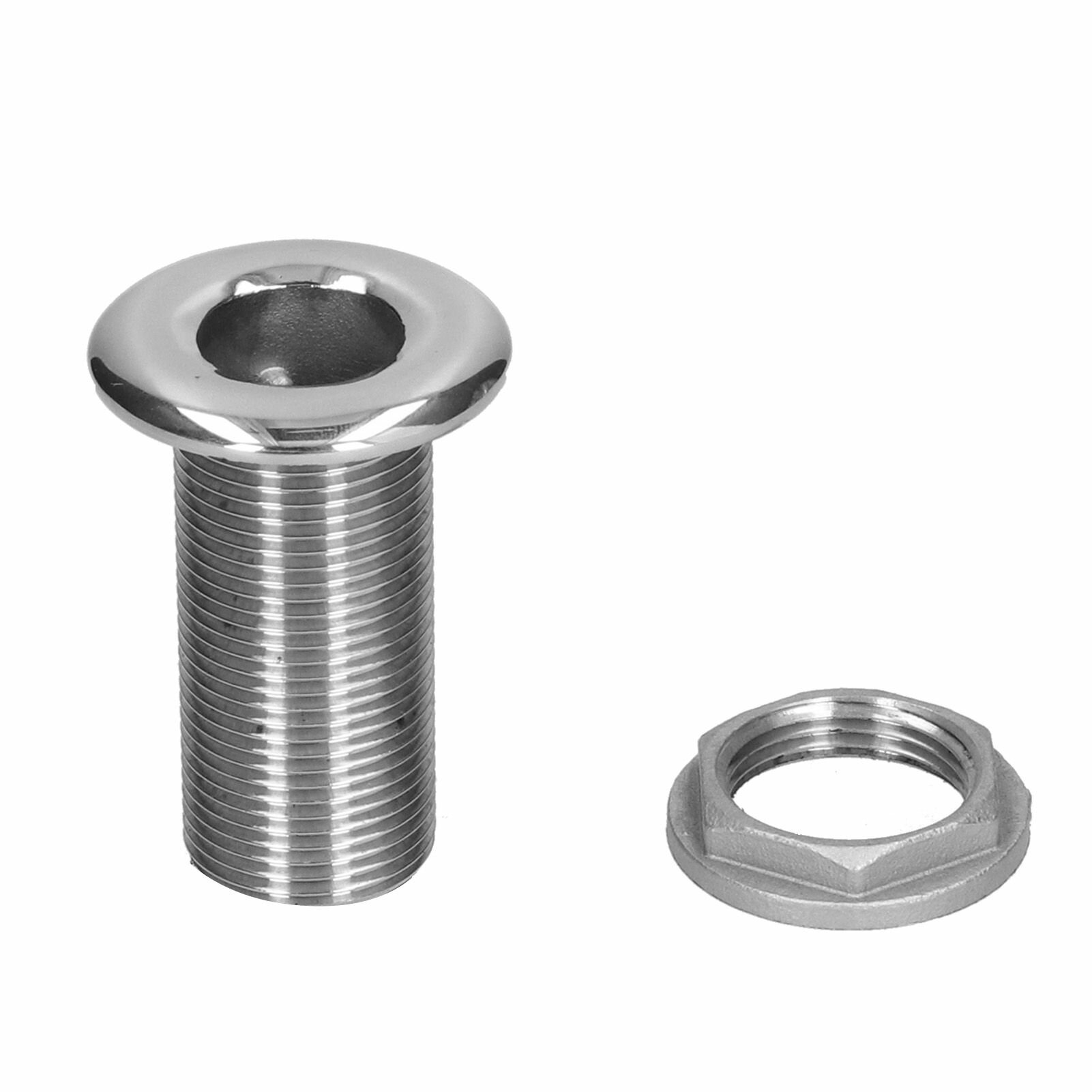 1 дюйм морской сквозной фитинг для слива воды из нержавеющей стали 316 для лодок, яхт, коррозионностойкий и прочный