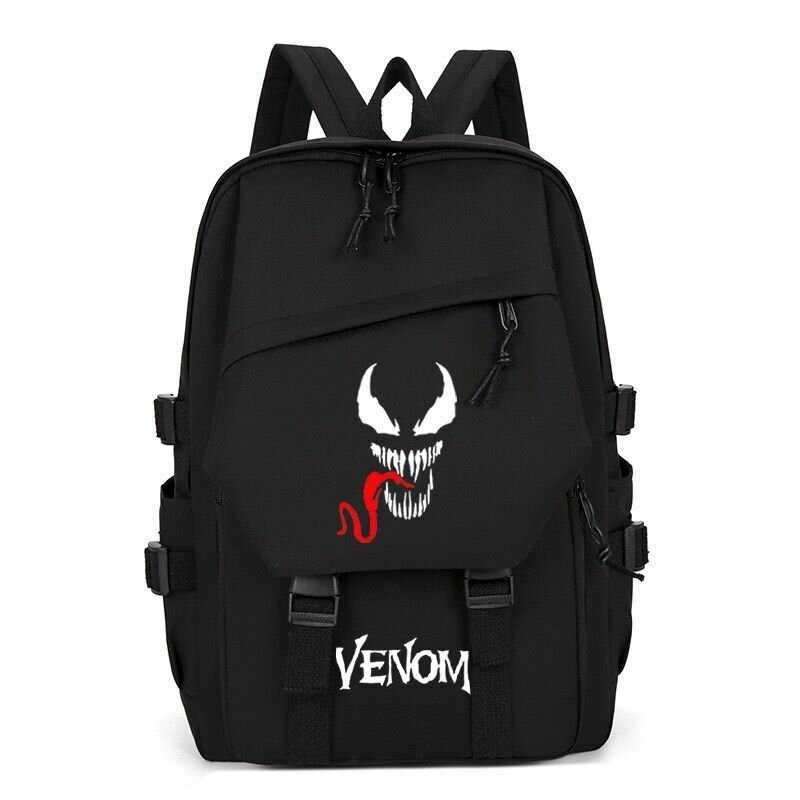 42 x 29 x 13 cm, Черная, Рюкзак, Веном, Venom