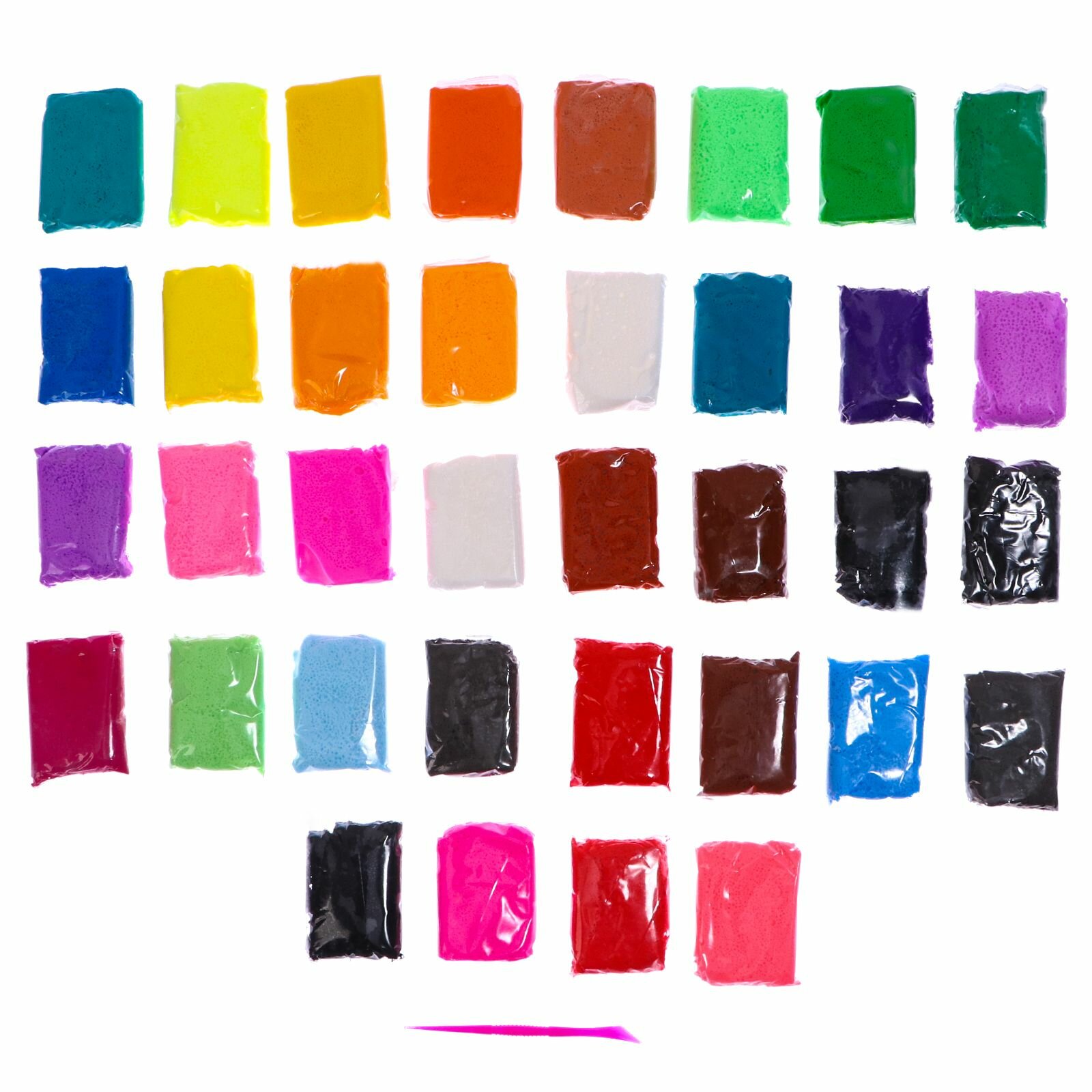 Большой набор подарочный Масса для лепки , 36 цветов по 10 г