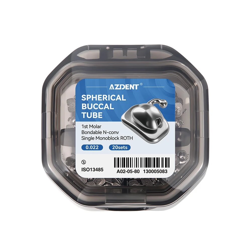 Букальные трубки AZDENT 1st Molar Roth 0.022 20Sets