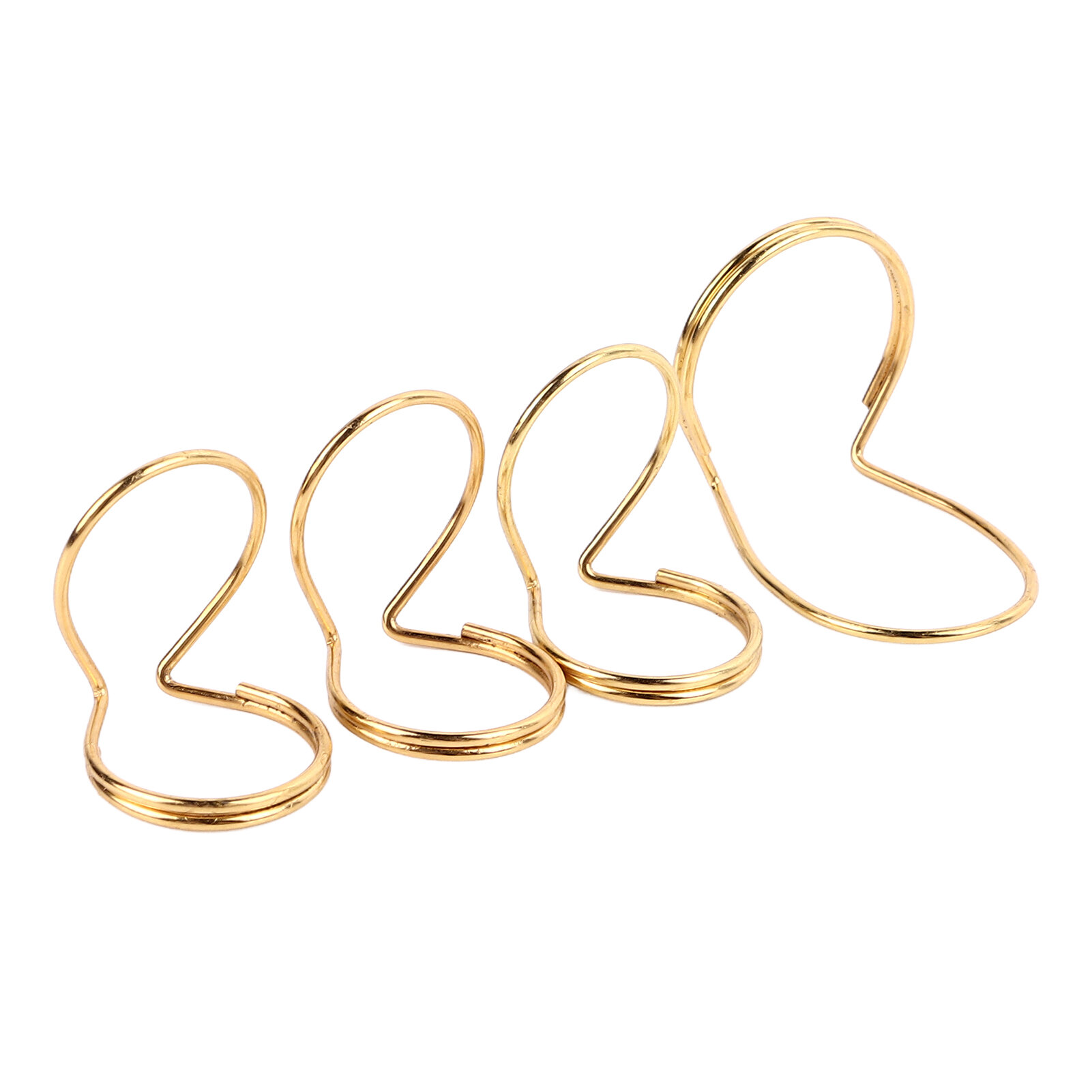 4 шт, металлический медиатор для гитары, большой палец, медиатор, инструмент, аксессуар для игры в золото