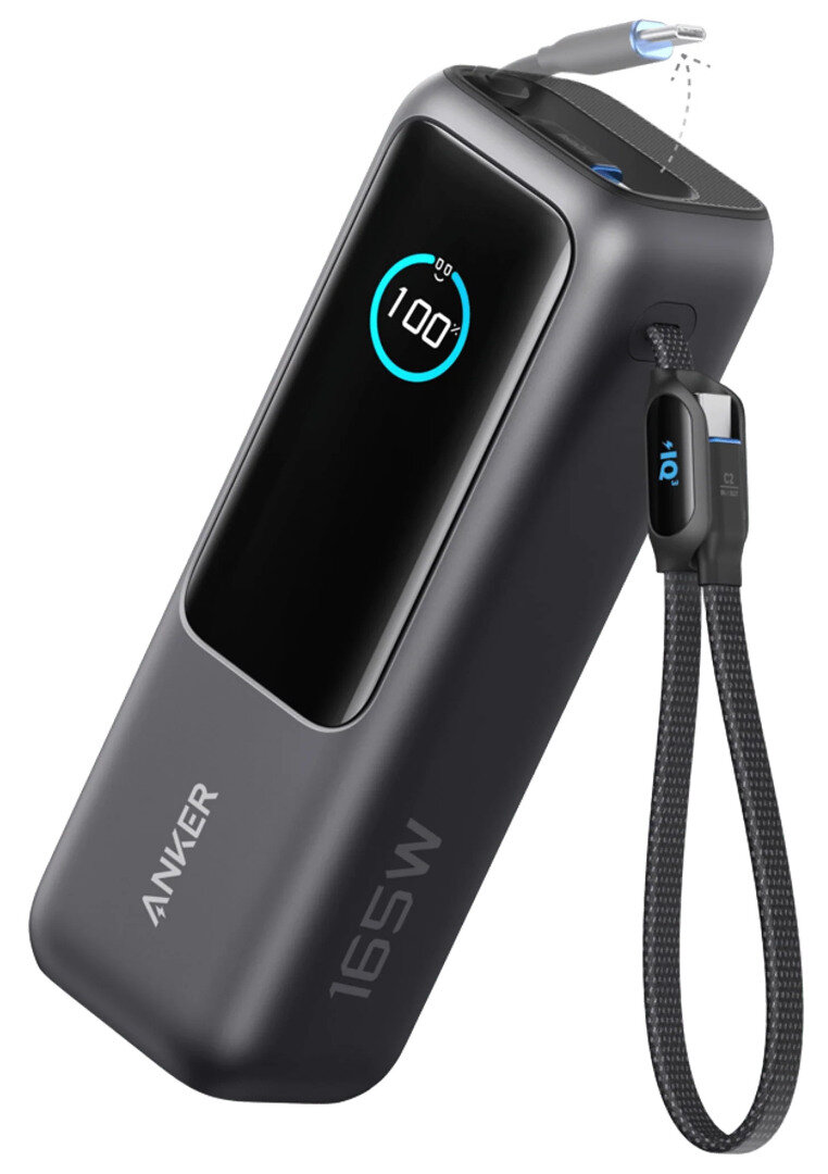 Anker Laptop 25K 165W A1695, черный, повербанк зарядное устройство