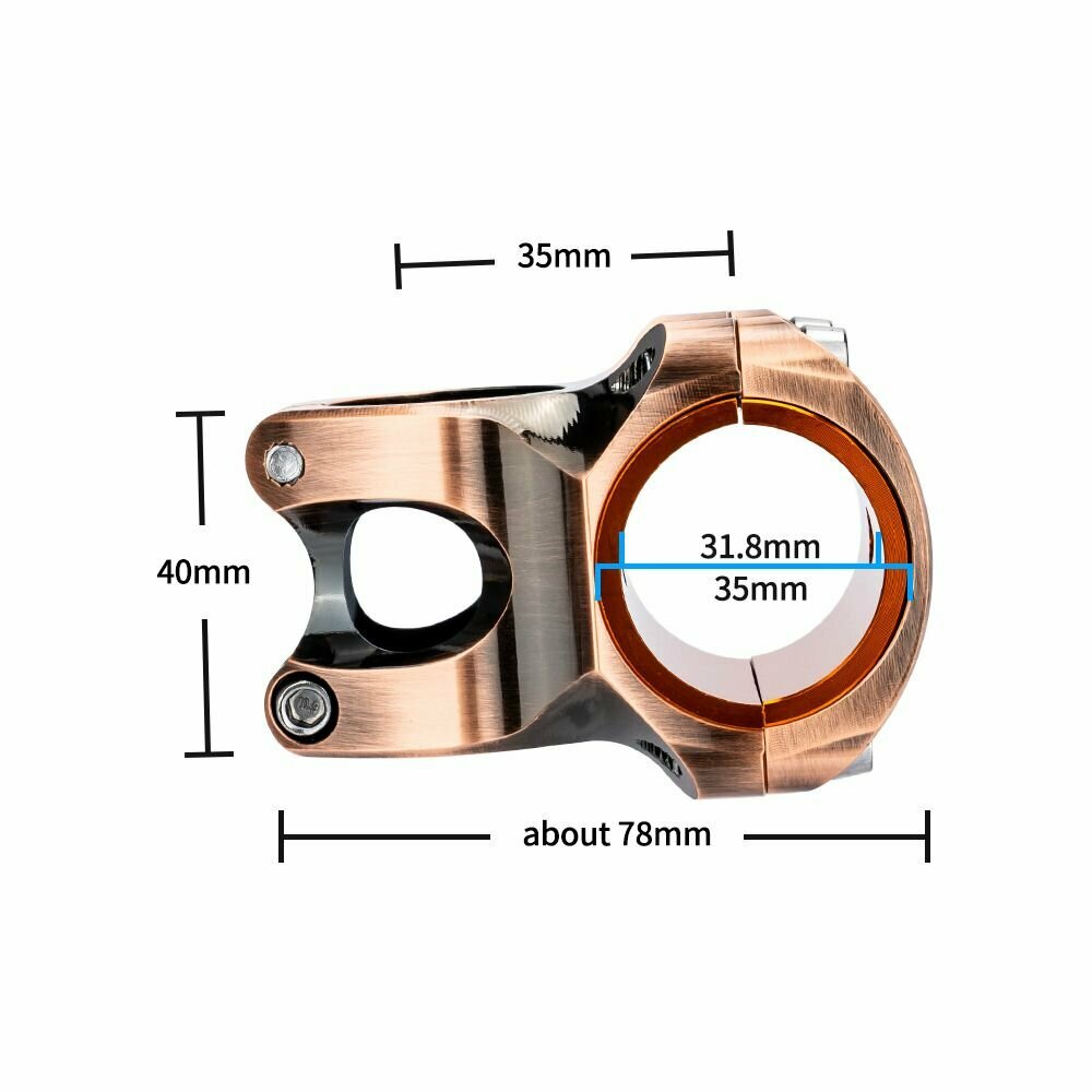 Вынос руля ZTTO медь