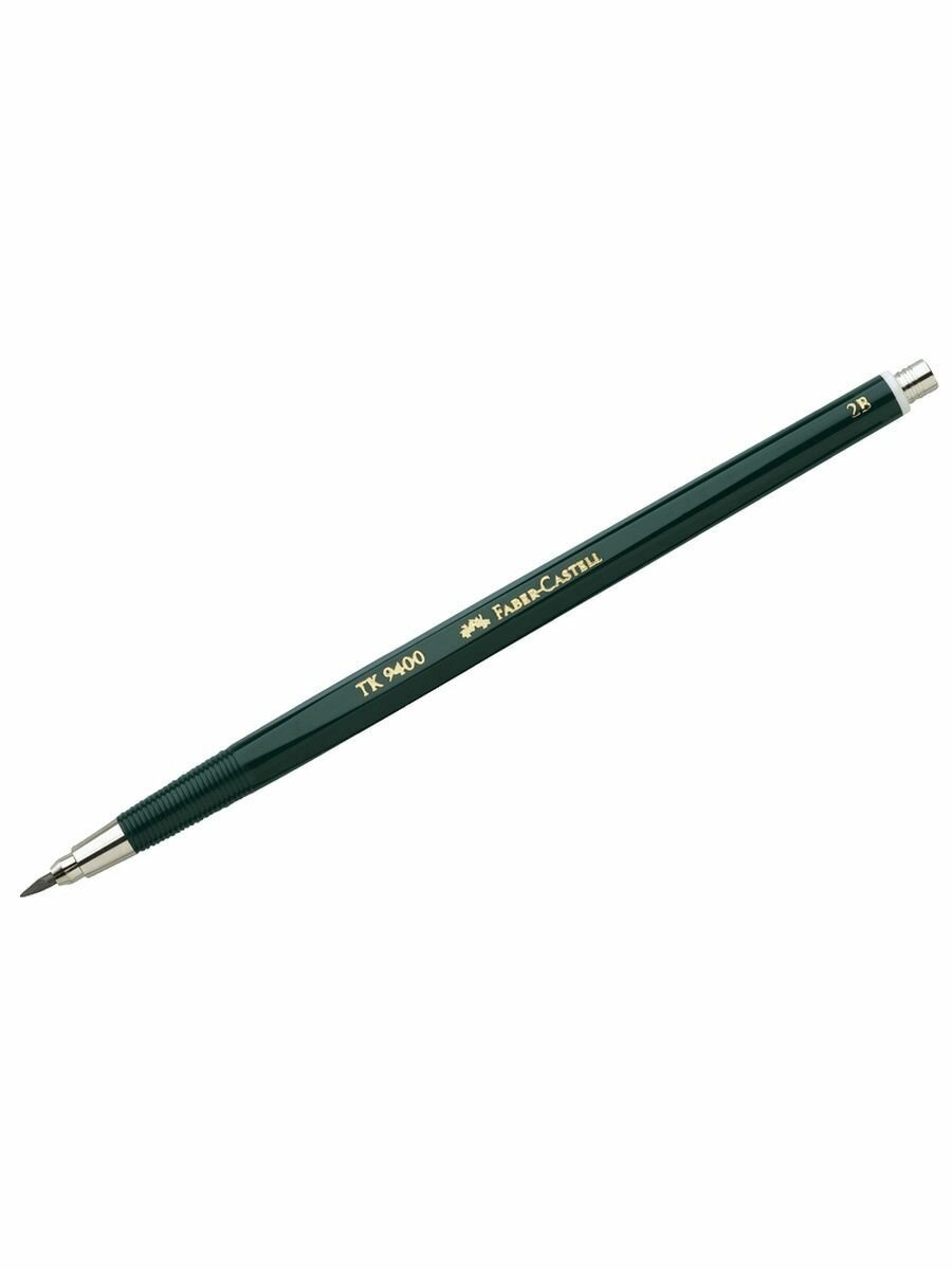 Карандаш цанговый Faber-Castell "TK 9400" 2,0мм, 2B (1 шт), 139402