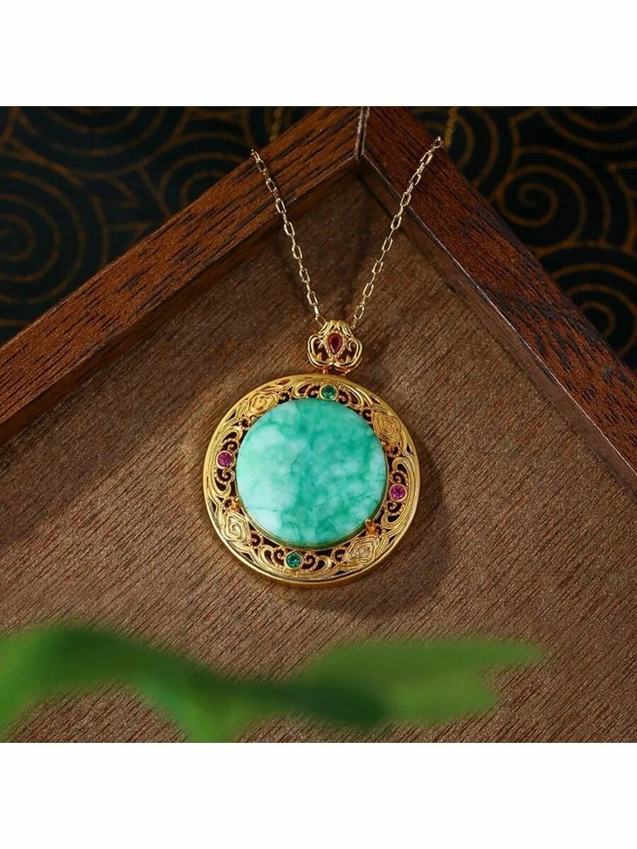 Колье, искусственный камень