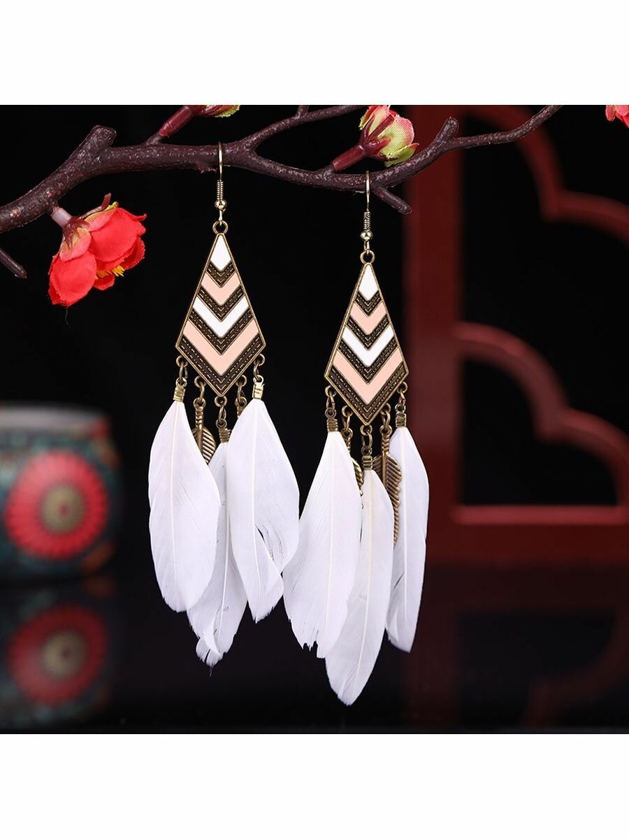 Серьги, дерево